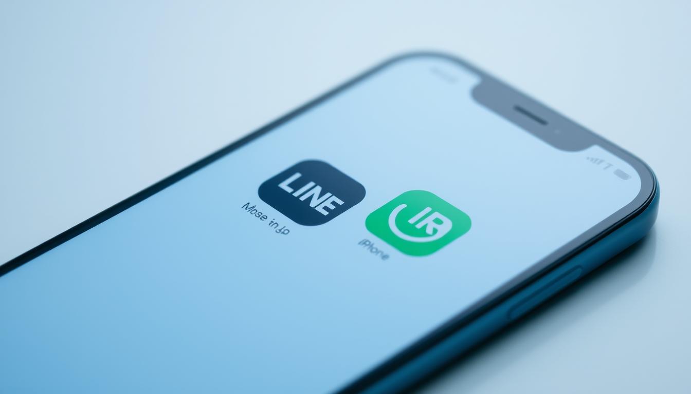 line 2つ インストール iphone ios18