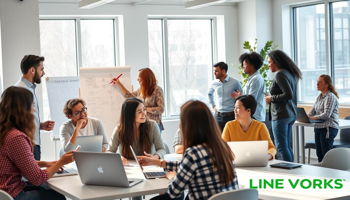 line works 外部ユーザー グループ